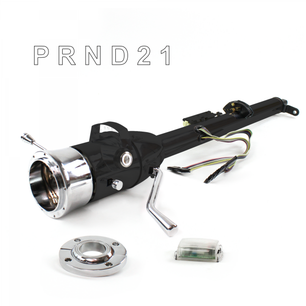 Keyed Tilt Column Black - Column Shift 3SPD FLR MNT 9 Hole Push Button ...