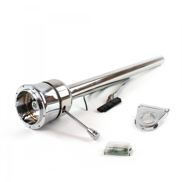 Roadster Column Stainless 3.5" Drop 9 Hole Push Button ...