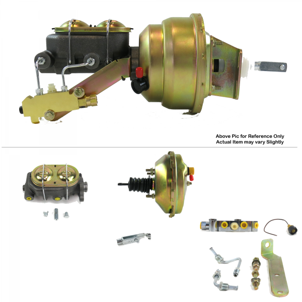 1968-1972 Chevy Chevelle 9” Single Power Brake Booster Kit OEM Mount ...