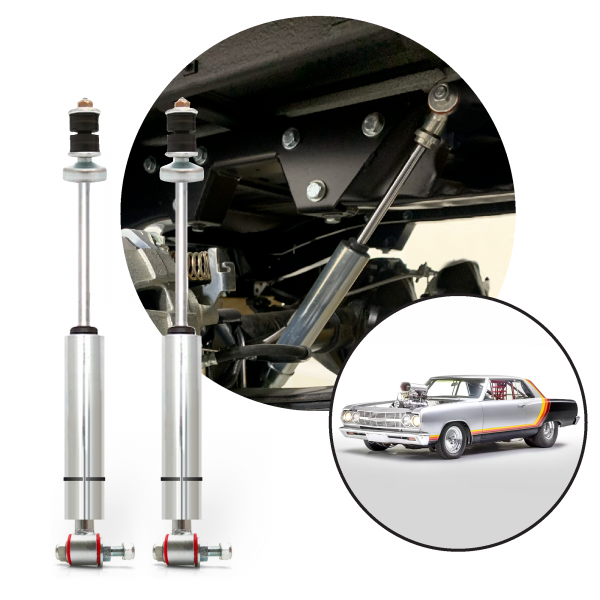 Performance Racing Nitro Gas Rear Shocks 1964-1967 Chevrolet Chevelle ...